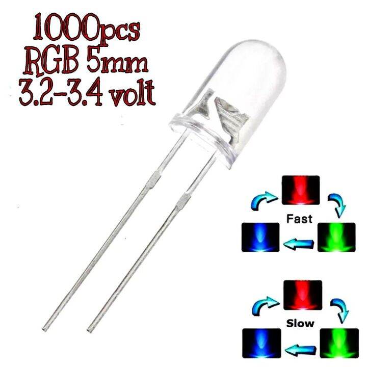 1000pcs led RGB 5MM 1PACK | Lazada Indonesia