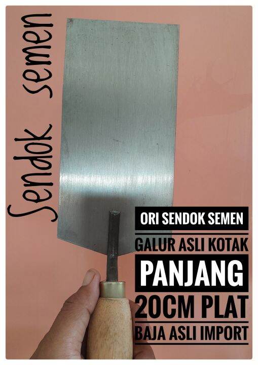 Sendok Semen Galur Asli PAKU 4 alat tukang bangunan PLAT BAJA Ukuran ...