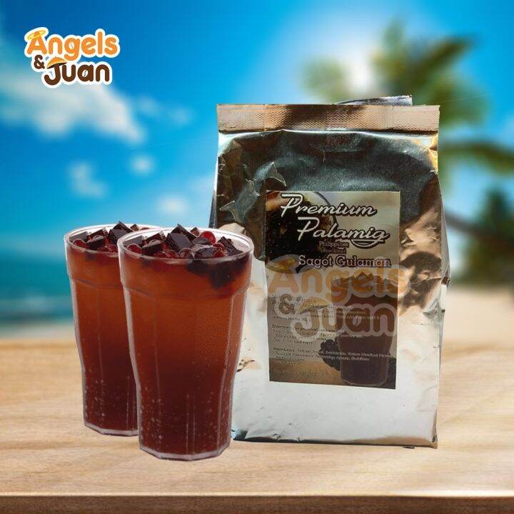 Premium Palamig Juice Powder Black Gulaman 500g | Lazada PH