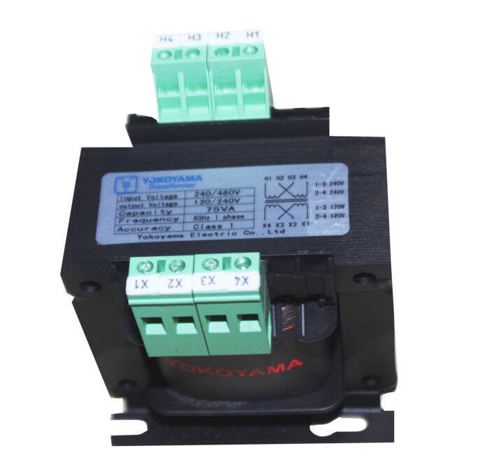 Transformer Industrial Stepdown 75VA Single Phase ouput Dry Type Input ...