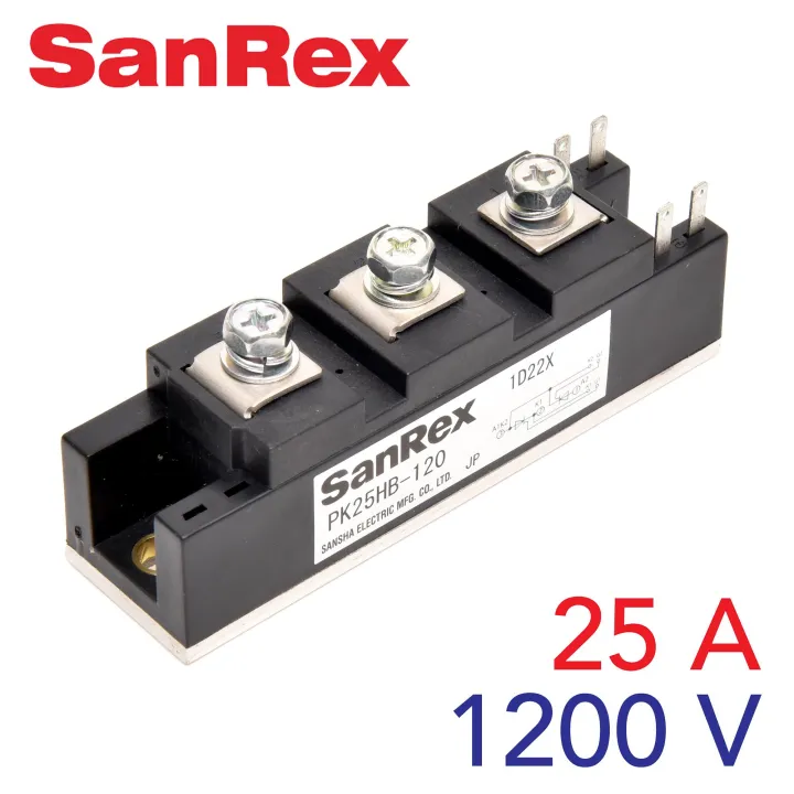 SanRex Thyristor/SCR Power Module 25A 1200V (PK25HB120) | Lazada.co.th
