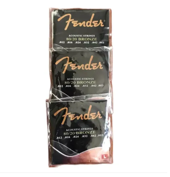 FENDER ACOUSTIC GUITAR STRINGS 3 SETS, | Lazada PH