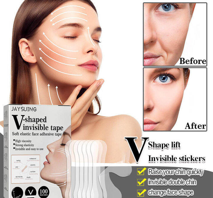 taozu Jaysuing V-shaped lifting invisible sticker Lifting Firming ...
