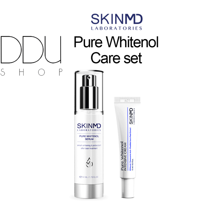 SKINMD Pure Whitenol Care set Pure Whitenol Intensive Cream, Pure ...