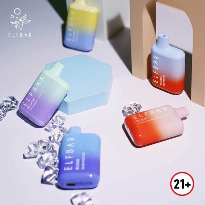 ELF BAR BC 3000 PUFFS DISPOSABLE ELFBAR MOSMO ABAR SK AEBAR ORION BAR ...