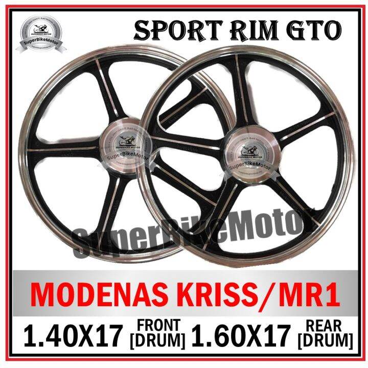 MODENAS KRISS 1 / MR1 / MR2 / MR3 - EK5 5L GTO Sport Rim (With Bearing ...