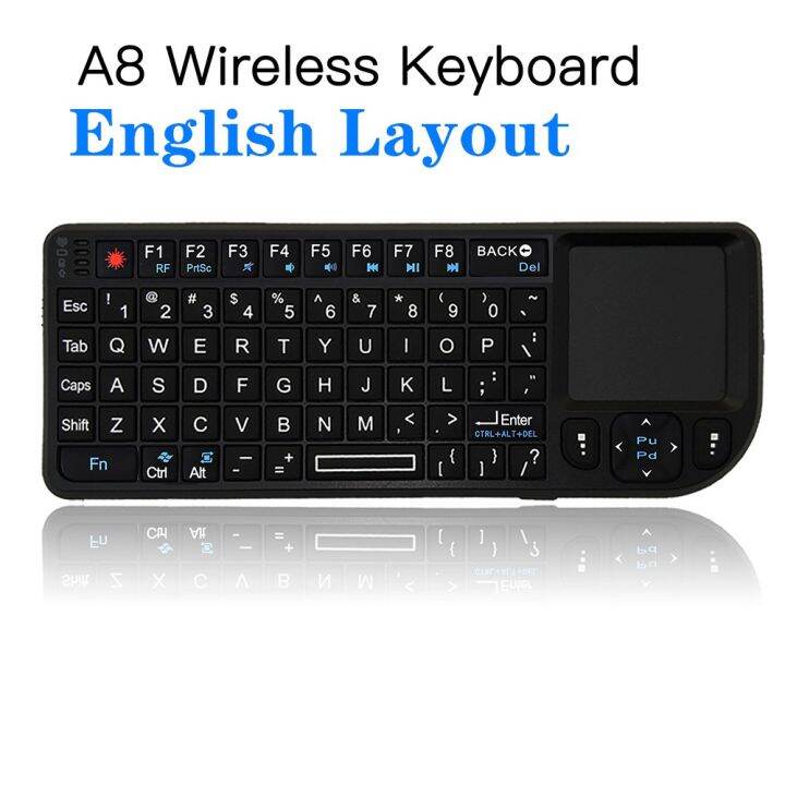 3 in 1 Wireless Keyboard 2.4G RF Mini Air Mouse Touchpad Portable for ...