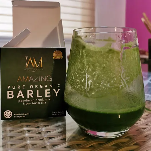 Pure Organic Barley Powder from Australia (1 Box / 10 sachets with ...