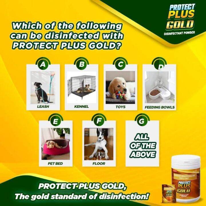 Protect Plus Gold Disinfectant for Pets (1kg) | Lazada PH
