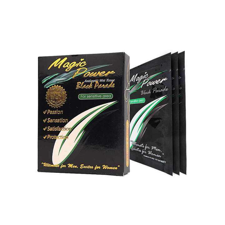 Magic Power Tissue Tisu Khusus Tahan Lama Pria Black Parade | Lazada ...