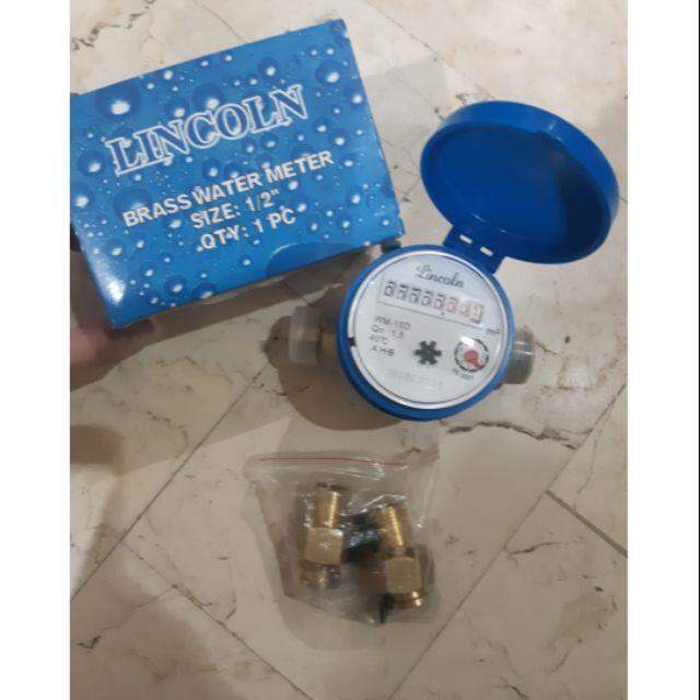 Lincoln Brass Water Meter / Heavy Duty Dry Type Watermeter Submeter Sub ...