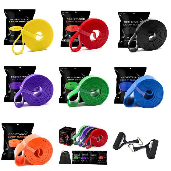 Resistance Band 208Cm Long Exercise Bands for Sports Pull Up Yoga ...
