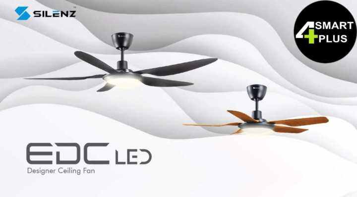 SILENZ 56” EDC-LED DC MOTOR Super Save Electric Ceiling Fan | Lazada