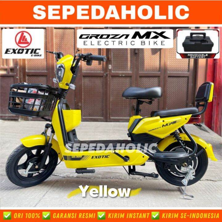 Sepeda Listrik EXOTIC GROZA MX BY PACIFIC 500 Watt Electric Bike ...
