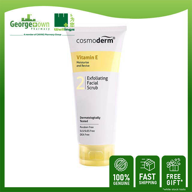 COSMODERM VITAMIN E FACIAL SCRUB 125ML | Lazada