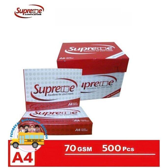 a4 Supreme/ IK Yellow A4 Paper 70GSM 500's OFFICE COPY MACHINE | Lazada