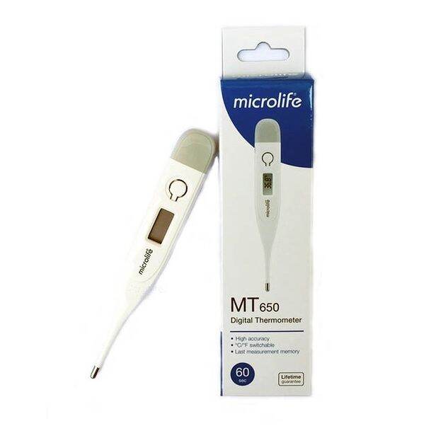 Microlife Digital Thermometer รุ่น MT650 ไมโครไลฟ์ ปรอทวัดไข้ แบบ ...