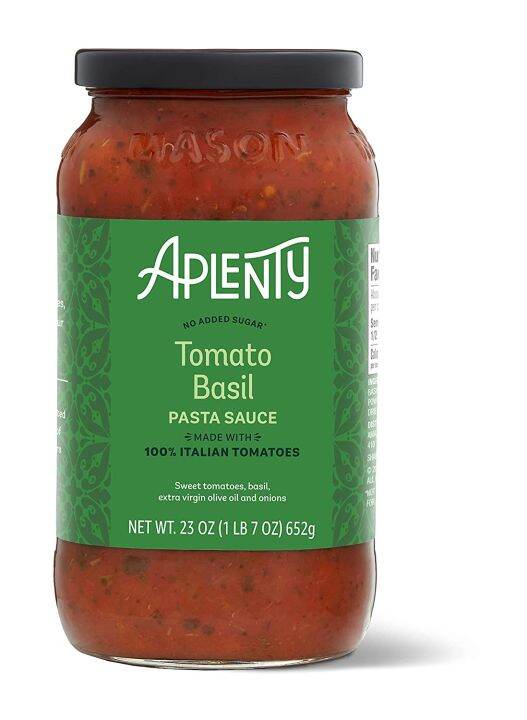 Aplenty, Tomato Basil Pasta Sauce, 23 oz | Lazada PH