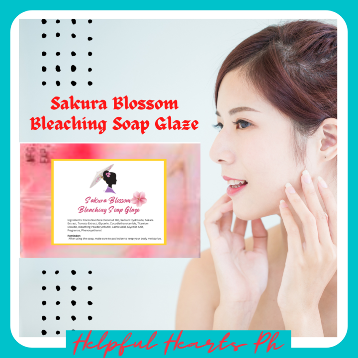 Sakura Blossom Bleaching Soap Glaze Sakura Soap Anti aging, Skin ...