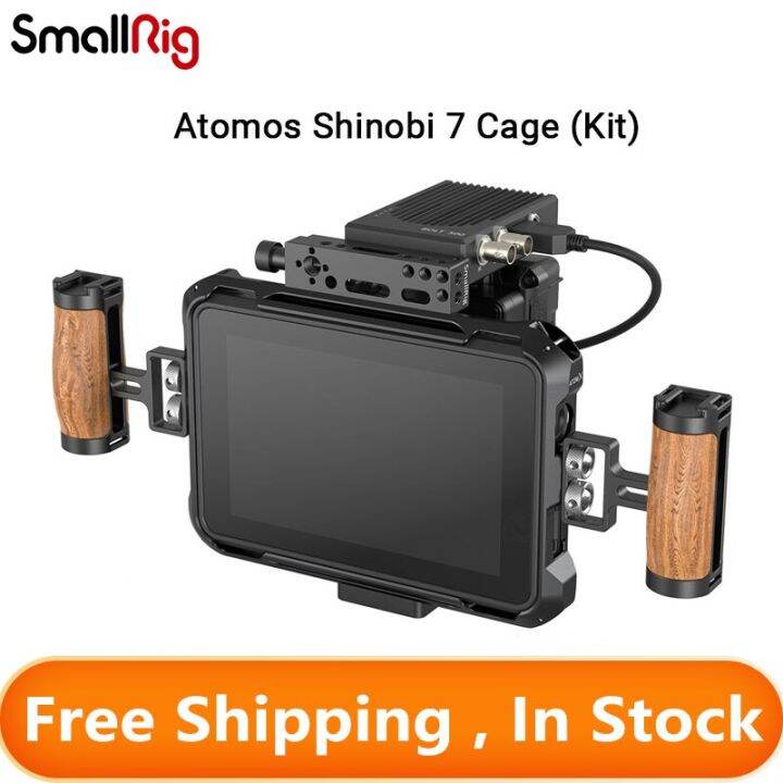 SmallRig Atomos Shinobi 7 Monitor Cage Camera Cage Aluminium Alloy DSLR ...