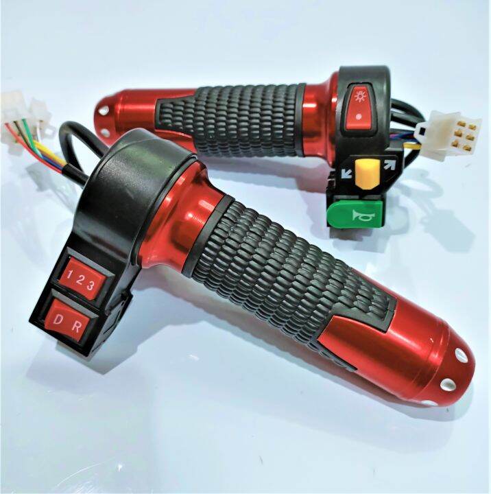 throttle for ebike twist controlled with 2 separate button for 3 speed ...