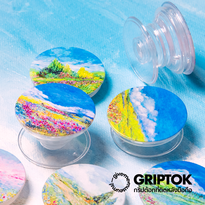 griptok กริ้ปต้อกที่ติดหลังมือถือ พร้อมส่ง ลาย landscape givememuseums ...