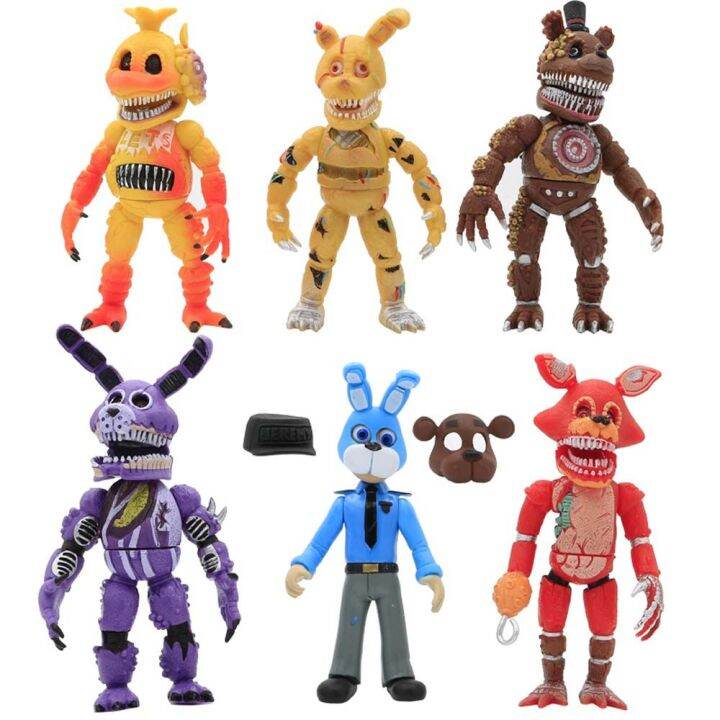 KGYJFK Style FNAF Nightmare Figure Toy Anime Peripheral Bonnie Car ...