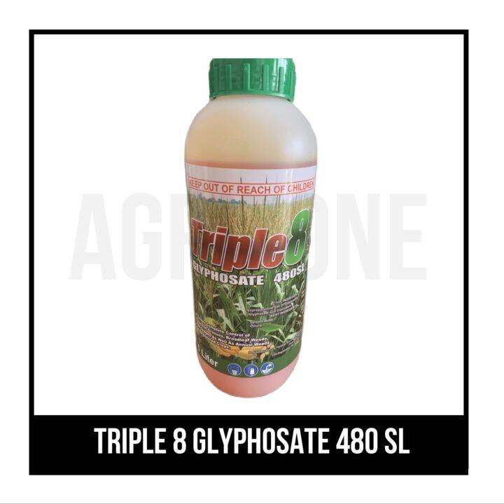 Triple 8 Glyphosate Herbicide 480 SL Liter | Lazada PH