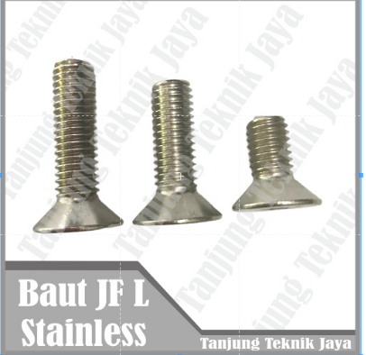 BAUT JF L STAINLESS M8 HALUS VERSENG PERSENG | Lazada Indonesia