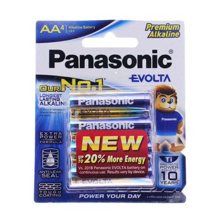 Panasonic Battery Evolta LR6EG/4B AA | Lazada