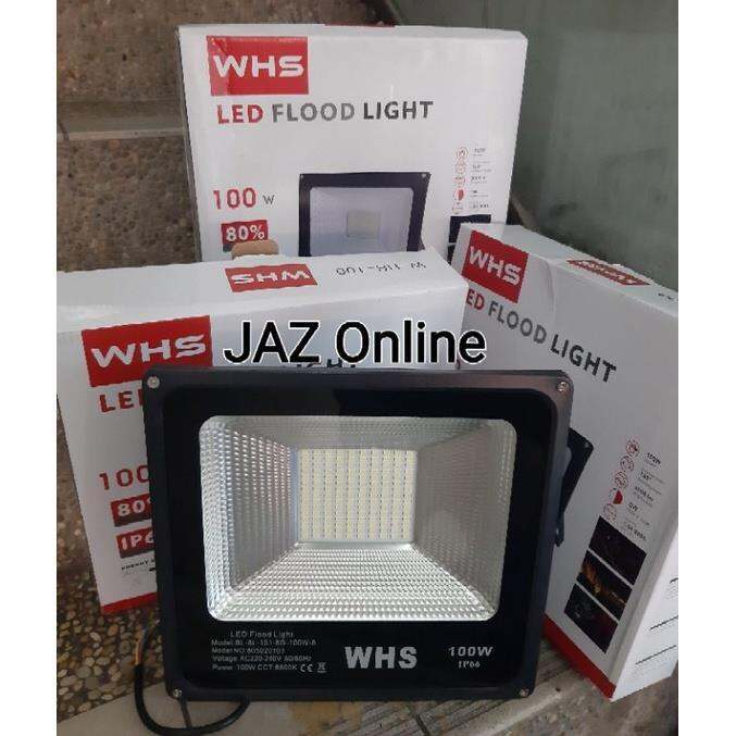 WHS Led Floodlight 10W20W30W50W100W200W IP66 Waterproof outdoor | Lazada PH