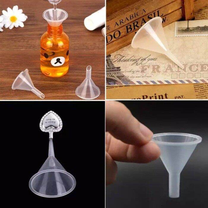 buy 1 GeT 1 - Mini plastik - Corong Mini funnel Transparan Untuk Botol ...