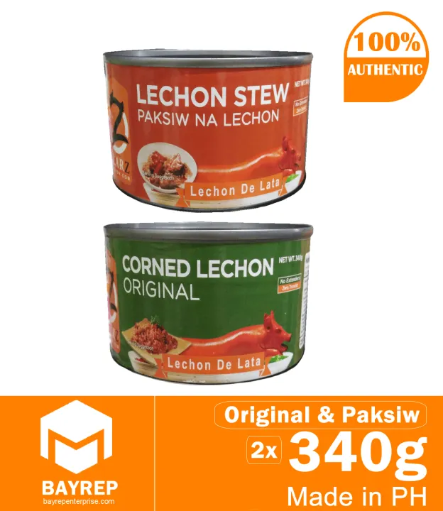 Elarz Corned Lechon Original | Lechon Stew, 2 Pack, 340g Each | Lazada PH