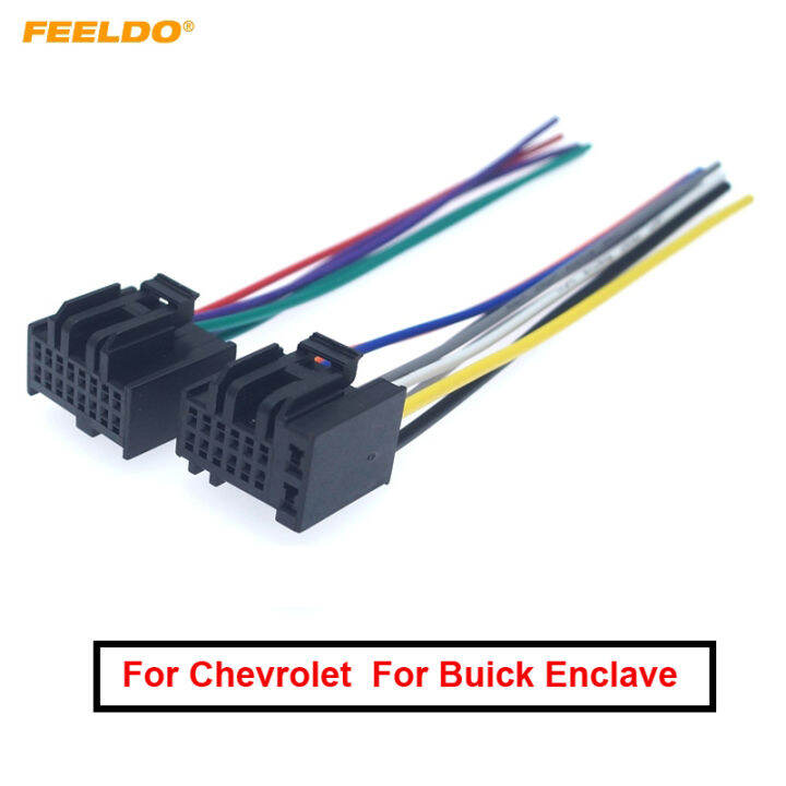Feeldo Car Stereo Iso Audio Installation Wiring Harness Adapter For ...