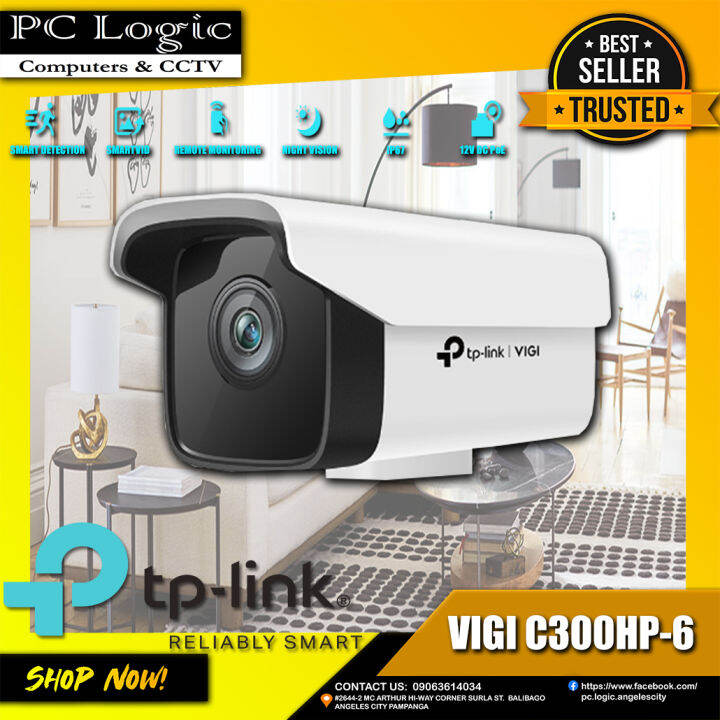 TP-LINK VIGI C300HP-6 3MP Outdoor Bullet Network Camera | Lazada PH