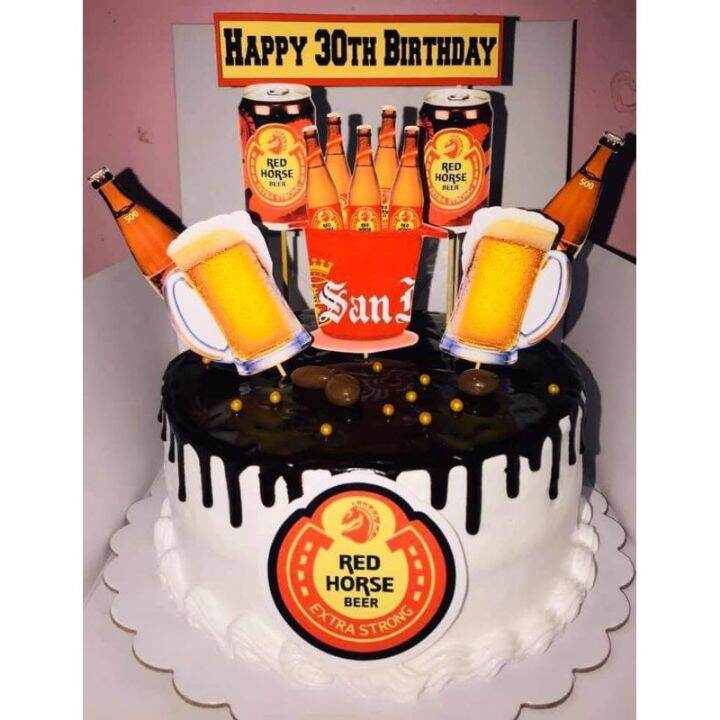 Red Horse beer CAKE TOPPERS PERSONALIZED | Lazada PH