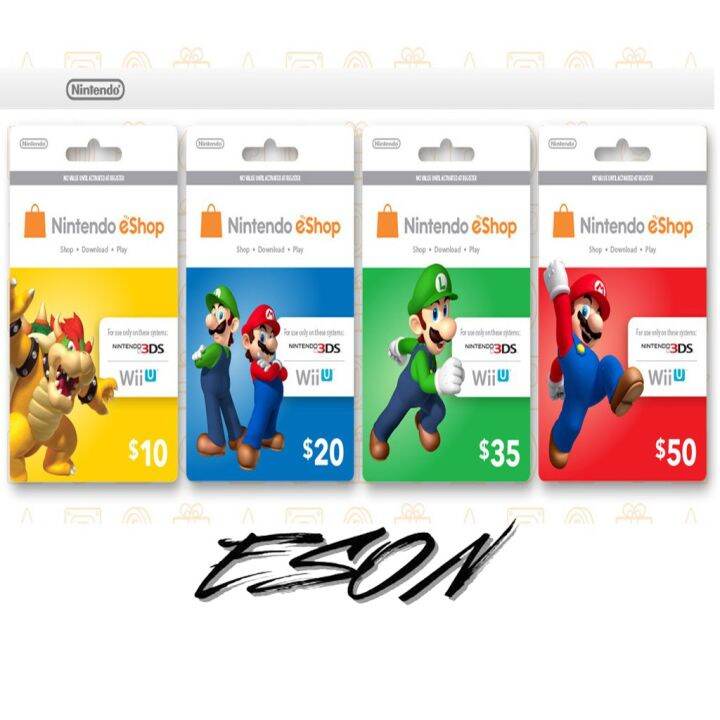 ♖Nintendo Eshop Digital Card Codes (US)♙ | Lazada PH