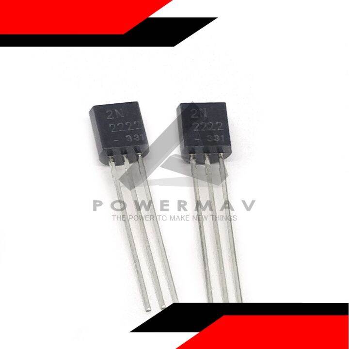 2pcs original 2n2222 Transistor 2N2222a Copper pins NPN MPS F2222A ...