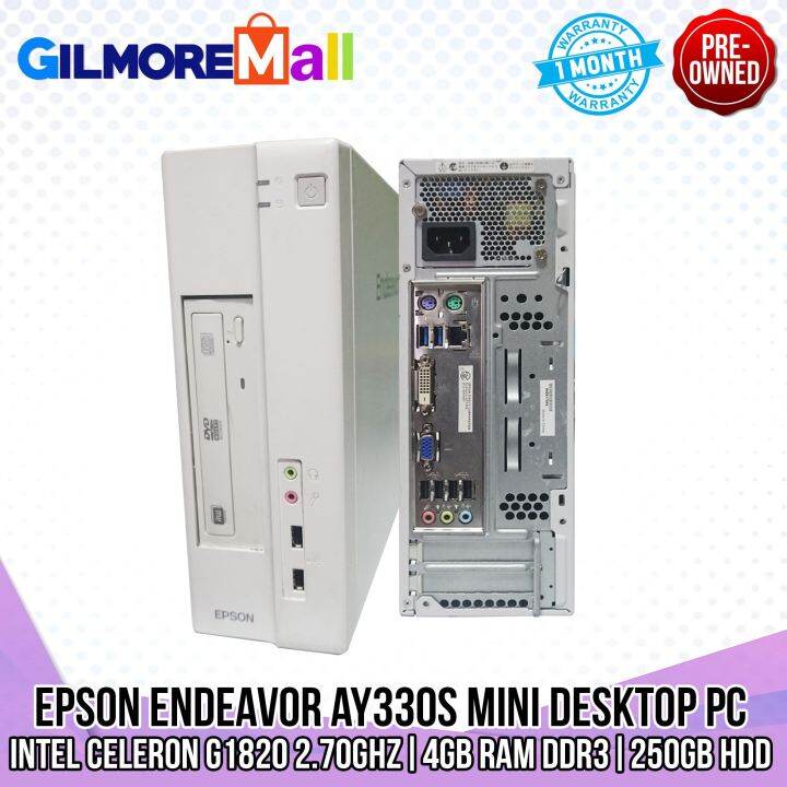 EPSON ENDEAVOR AY330S SYSTEM UNIT ONLY | INTEL CELERON G1820 2.7GHZ ...