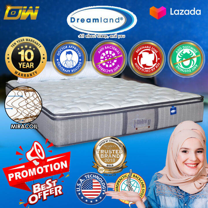 [ FREE 1 X RM99 T-SHIRT ] Dreamland Chiro II 11 Inches Thick Premium ...