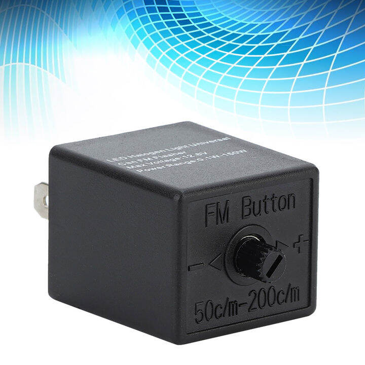 LED Flasher Relay, 12V 24V 3-PIN Adjustable LED Flasher Relay Turn ...