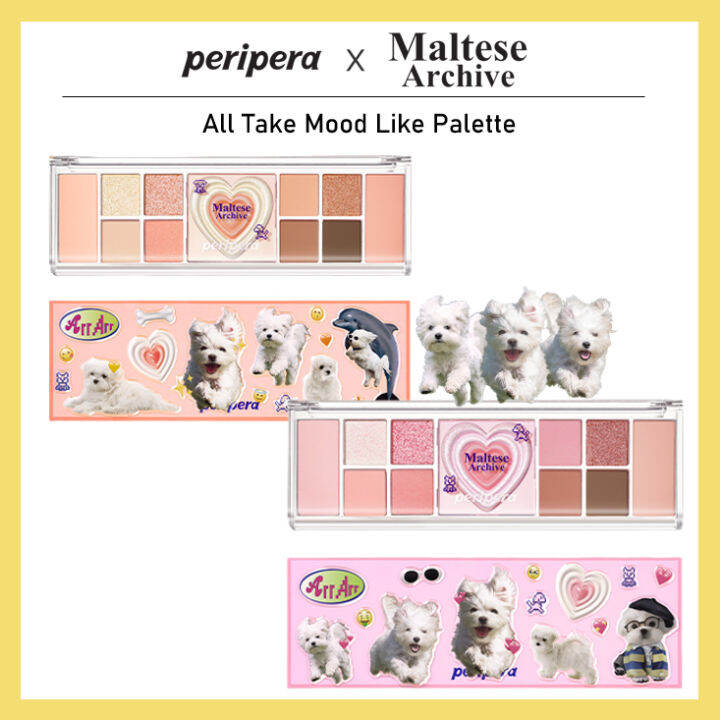 [PERIPERA] All Take Mood Like Palette 2 colors eyeshadow Maltese ...