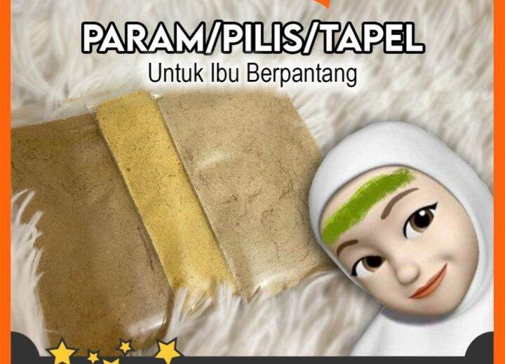 Param Pilis Tapel Tradisional 100% herba tradisional berpantang ...