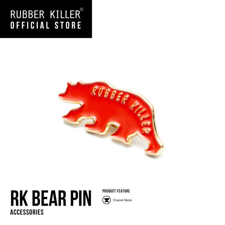 Rubber Killer - RK BEAR ENAMEL PIN | Lazada.co.th