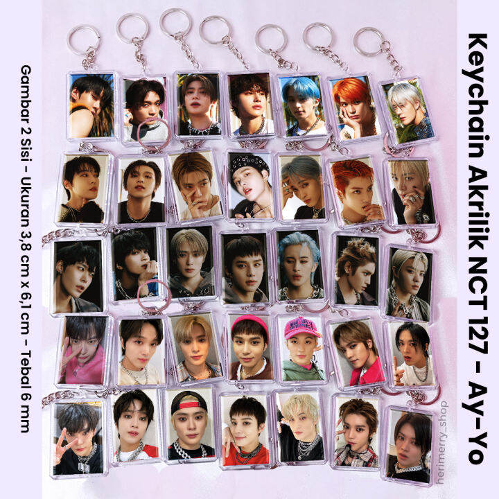 Gantungan Kunci Akrilik NCT 127 AY-YO Unofficial 2 Sisi - Merchandise ...