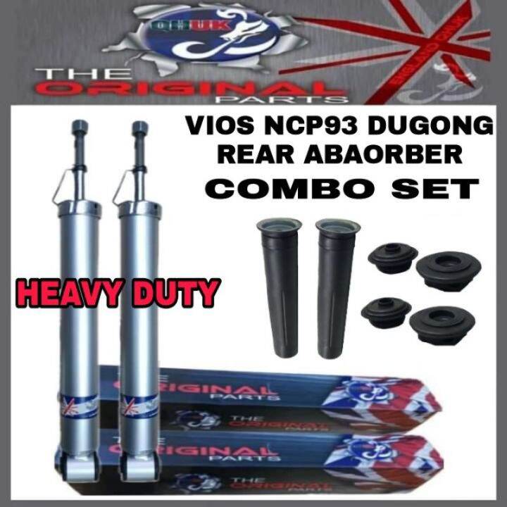 TOYOTA NCP93 VIOS DUGONG ABSORBER REAR GAS HEAVY DUTY NEW ORIGINAL QHUK ...