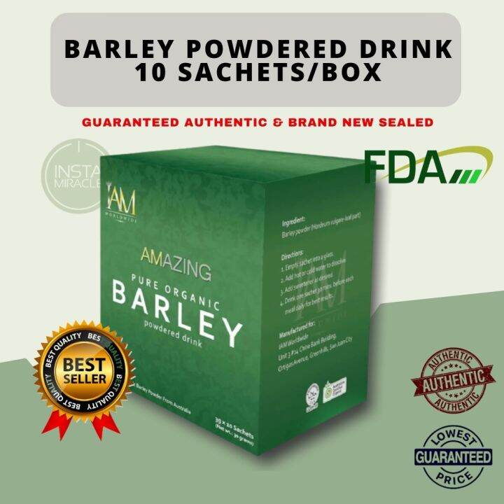 SUPER SALE 100 Authentic Amazing Pure Organic IAM Barley Powder from ...