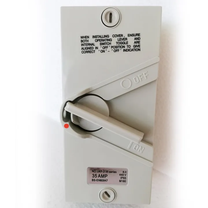 Weatherproof Isolator – 20A 3 Pole Weather Protected Switch Isolator ...