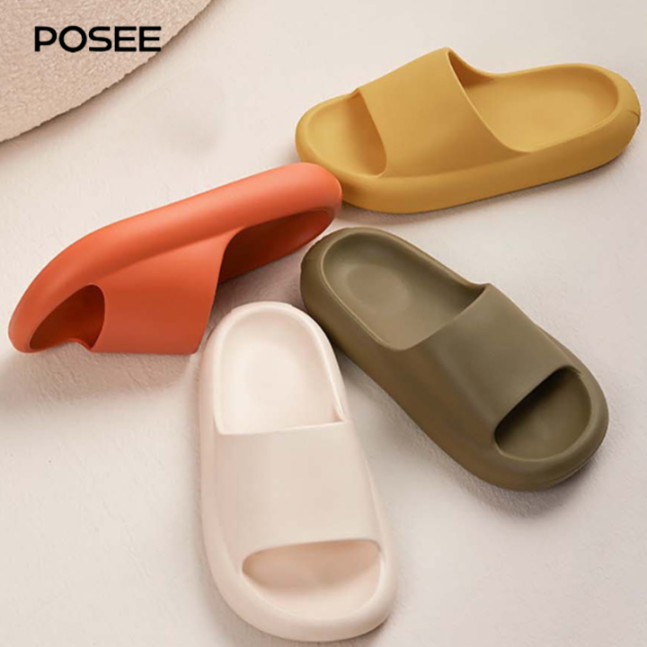 Posee EVA นุ่มนุ่มเท้าเหยียบขี้รองรองเท้าเท้าแตะลําลองสําหรับสําหรับ ...