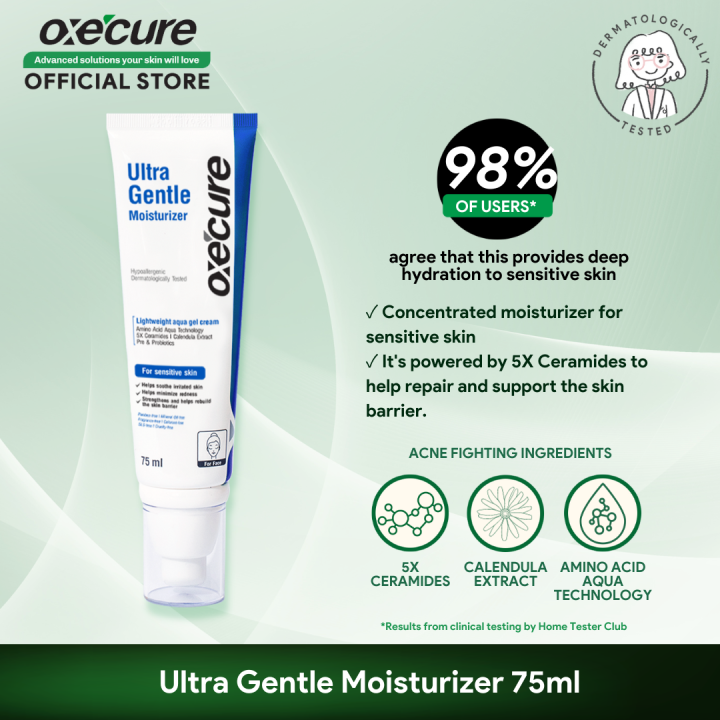 OXECURE Ultra Gentle Moisturizer 75ml | Lazada PH